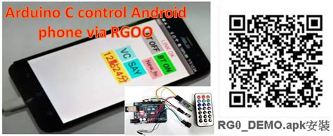 Arduino C Control Android Phone Via Rgooai2 App Inventor 8 Steps