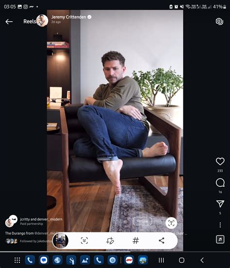Jeremy Crittendens Feet