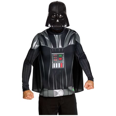 Darth Vader Deluxe Star War Classic Licensed Mens Costume Two Piece