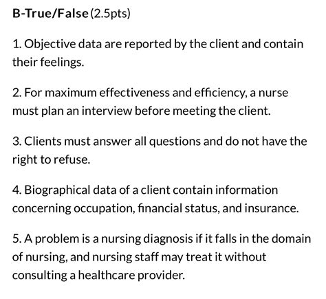 Solved B Truefalse 25ptsobjective Data Are Reported By