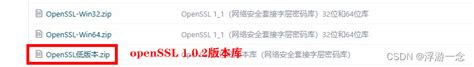 Qt安装openssl相应版本库ssl浮游一念 Gitcode 开源社区
