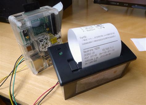 Hacking A Thermal Till Printer To Work With The Raspberry Pi Smittytone Messes With Micros