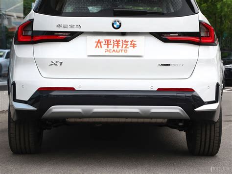 矿石白宝马x1车尾外观图片宝马x1 2023款 Xdrive25li X设计套装7654797太平洋汽车网