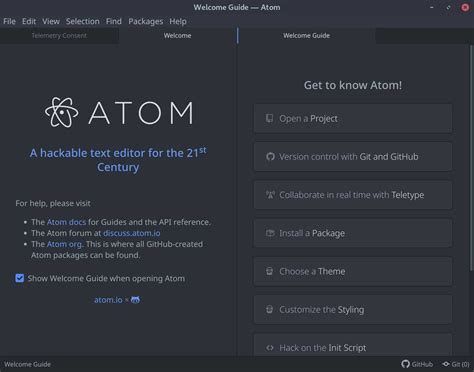 How To Install Atom Hackable Text And Source Code Editor On Linux