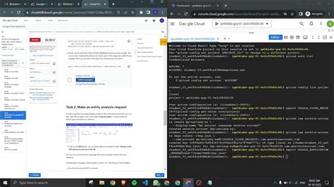 Gsp097 Cloud Natural Language Api Qwik Start Qwiklabs Youtube