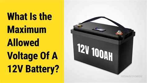 What Is The Maximum Allowed Voltage For A V Battery