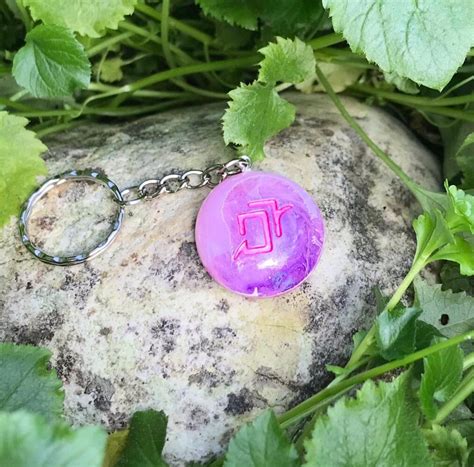 Ffxiv Astrologian Job Stone Keychain Handmade Resin Warrior Of Light