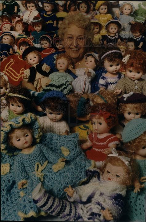 1987 Anna Markowski And Dolls In Outfits Historic Images
