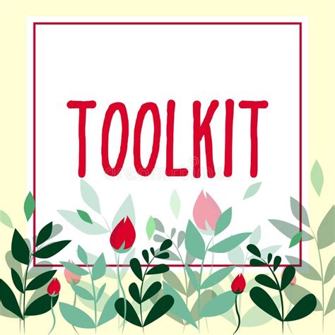 Conceptual Display Toolkit Business Concept Set Of Tools Kept In A Bag