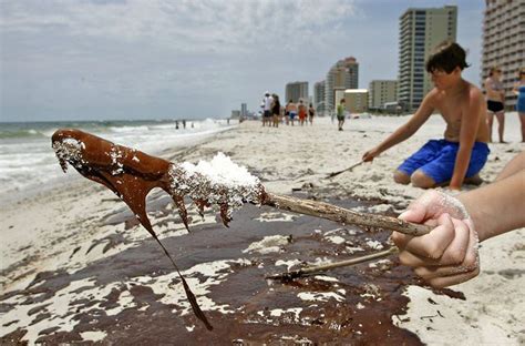 Oil From Gulf Spill Hits Baldwin Beaches Messy Globs Wash Ashore At