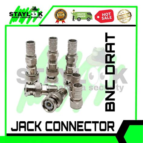 Jual Konektor Bnc Drat Taiwan Kualitas Grade A Jack Bnc Drat Shopee Indonesia
