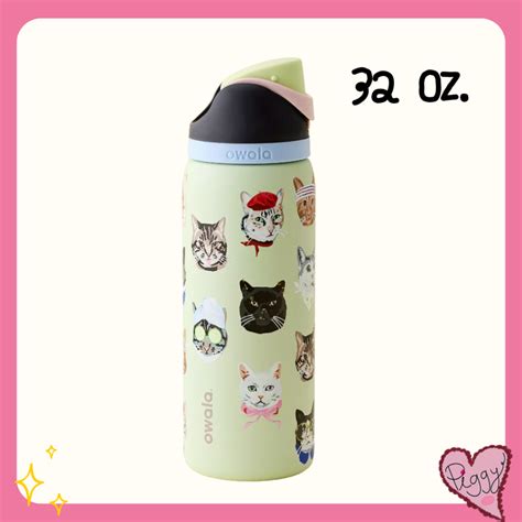 พรีออเดอร์ Owala 🐈 Cat Collage 32oz Freesip Uo Exclusive โอวาล่า