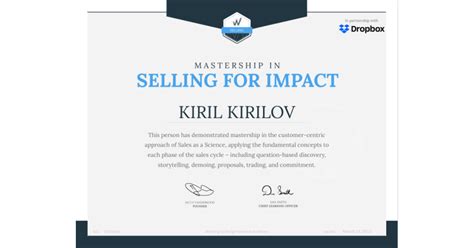 Kiril Kirilov On Linkedin Dropbox Selling For Impact • Kiril Kirilov • Winning By Design