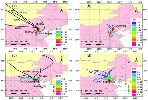 The 48 H Backward Trajectories Potential Source Contribution Function Download Scientific