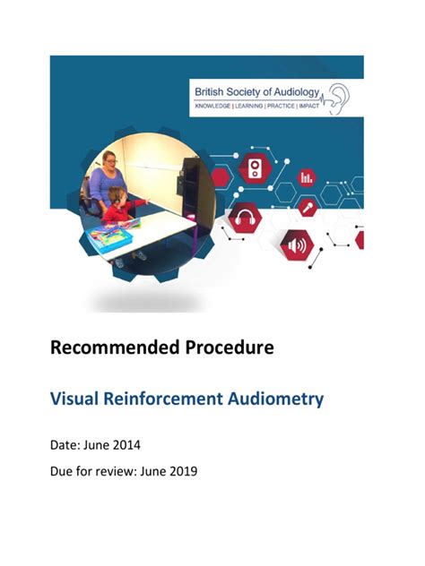 Visual Reinforcement Audiometry 1 Pdf Classical Conditioning Hearing Loss
