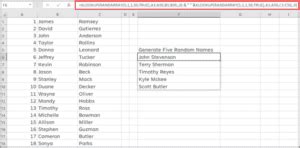How To Generate Random Names In Excel Easy Formula