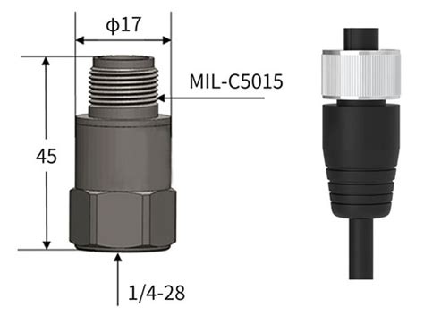 Industrial Piezoelectric Accelerometer Sensor ±50g