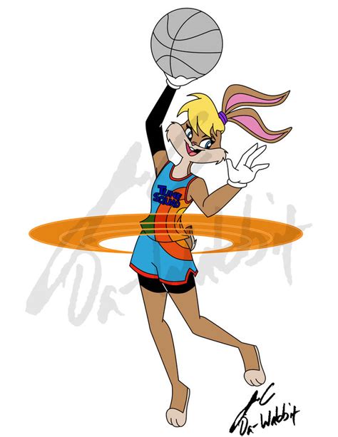 Sj2 Lola Bunny Slam Dunk By Da Wabbit On Deviantart