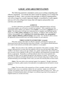 Logical Fallacy Chart