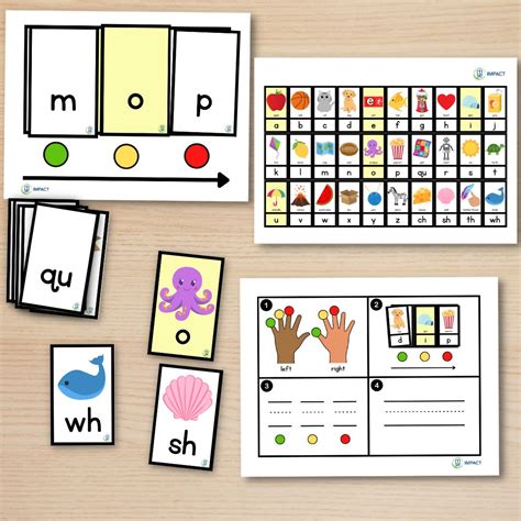 Imse Og Printable Phoneme Grapheme Picture Activity Set