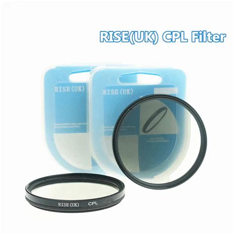RISE UK Brand CPL Filter Circular Polarizing Polarizer 37mm 39mm 40.5mm ...