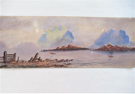 Sold Price Edwin Earp 3 Sail Boats Listed Artist Watercolor C