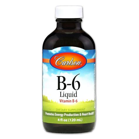 Carlson Vitamin B6 Liquid 4 Fl Oz Smallflower