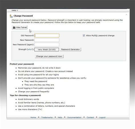 Reset Password In CPanel Shujaa Host