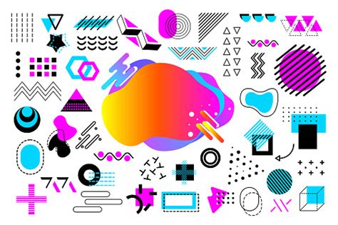 카피 공간과 설계요소를 갖춘 기하학적 다채로운 그라데이션 웹 판매 포스터 광고 템플릿 프로모션을 위한 벡터 일러스트레이션 0명에