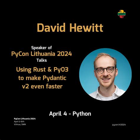 pycon lithuania on linkedin python rust pyconlt2024 pyconlt