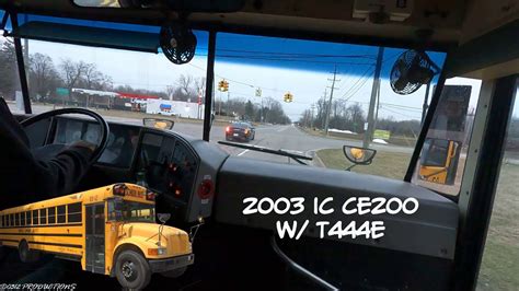 A Ride In Bus 03 12 Throwback Series 2003 Ic Ce 200 School Bus W