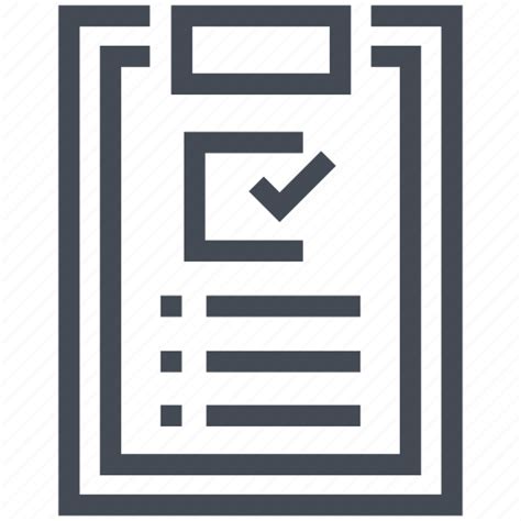 Checklist Clipboard List Memo Task Icon
