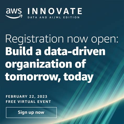 Amazon Web Services Aws On Linkedin Aws Innovate Ai Ml And Data Edition