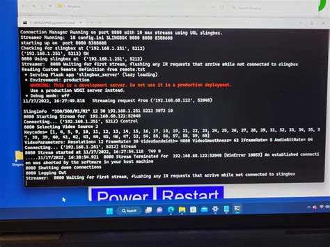 500 Stream Disconnects After About 30 Seconds Rslingbox