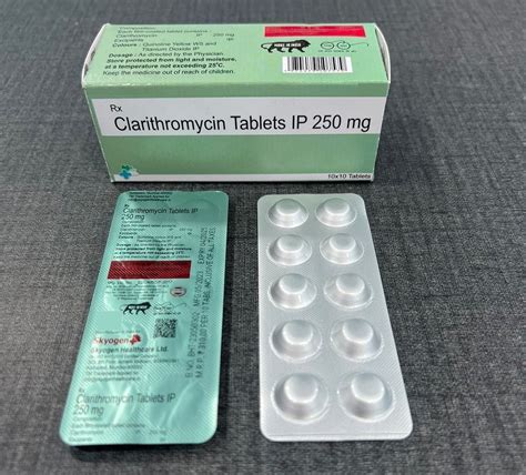 Clarithromycin Tablets 250 Mg At Best Price In Mumbai By Skyogen Healthcare Limited Id