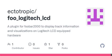 Github Ectotropic Foo Logitech Lcd A Plugin For Foobar2000 To Display Track Information And