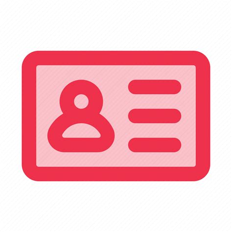 Employee Id Card Identity Identification Pass User Icon