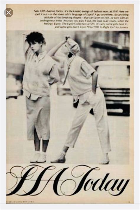 1984 Saks Fifth Avenue Esprit Ad 90s Memories 80s Fashion Valley Girls