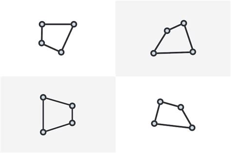 Premium Vector Box Low Poly Icon Set Rectangle Icon With Circle In