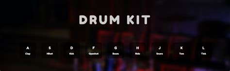 Github Shiralizadehdrumkit Drum Kit With Js