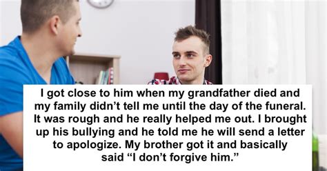 Man Makes Brothers School Bully His Best Man Brother Says Im