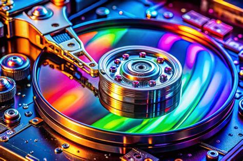 Unveiling The Inner Workings Of A Magnetic Hard Drive A Long Exposure