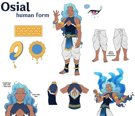 Made Some Updated References For My Beisht And Osial Human Form Designs