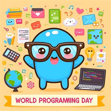 World Programmers Day Illustration Premium AI Generated Image