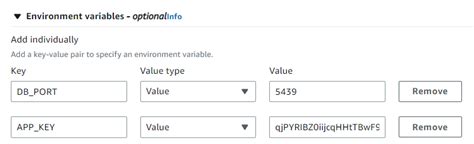 Amazon Web Services Aws Ecs Environment Variable Not Available Python Stack Overflow