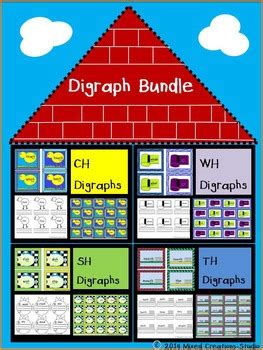 Digraph Bundle For CH SH TH And WH By Mixed Creations Studio TpT