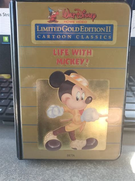 Life With Mickey Beta Walt Disney Limited Gold Edition Ii Cartoon