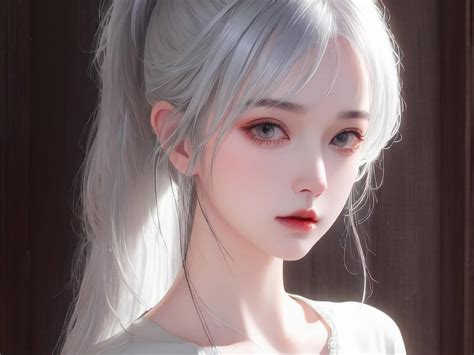 精选《白色马尾辫动漫美女平板电脑壁纸》大合集 白色马尾辫动漫美女平板电脑图片在线下载 壁纸网