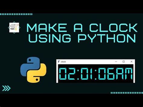 Make A Clock Using Python YouTube Clock Make A Clock Python
