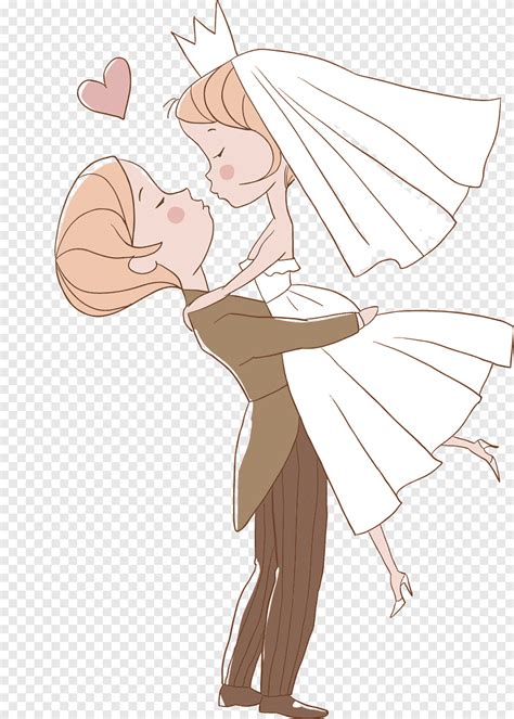 ตัวละครการ์ตูนชายและหญิง การ์ดแต่งงานเจ้าบ่าว เจ้าบ่าวเจ้าสาว ท้อง นางฟ้า Png Pngegg